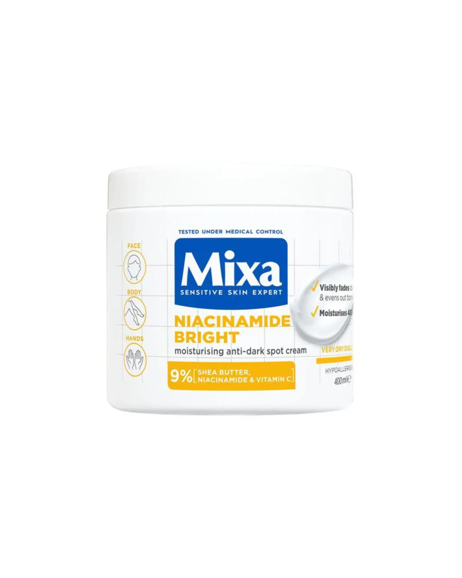 Mixa Niacinamide Bright 9% Niacinamide Jar 400ml – Life Pharmacy Meadowbank