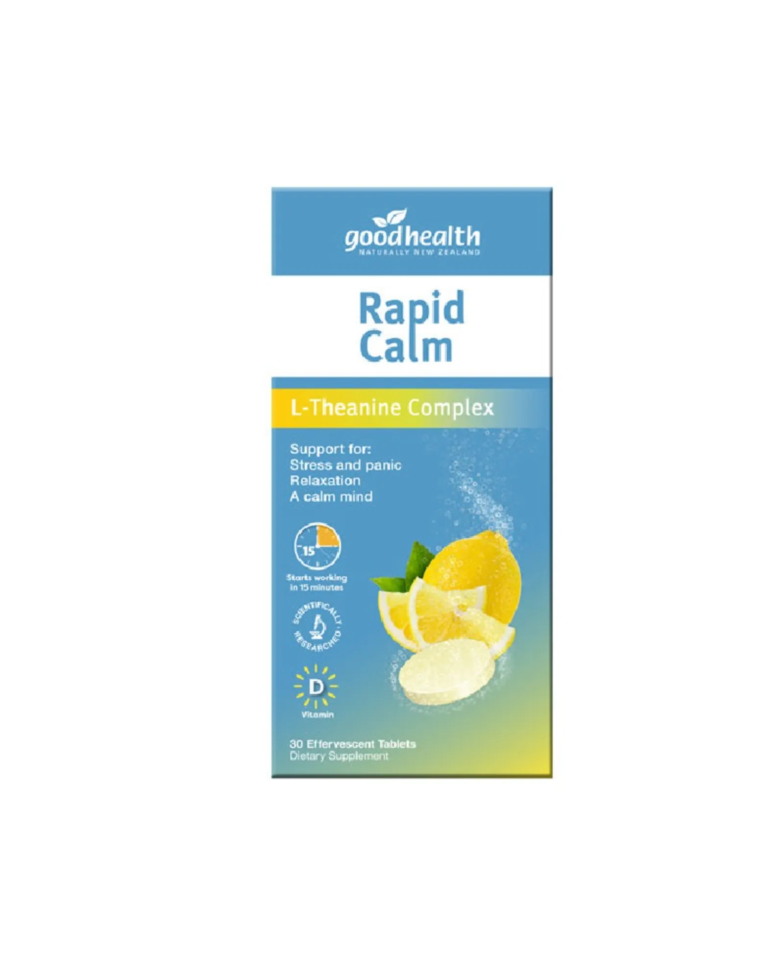 Good Health Rapid Calm Effervescent 30 Tablets – Life Pharmacy Meadowbank